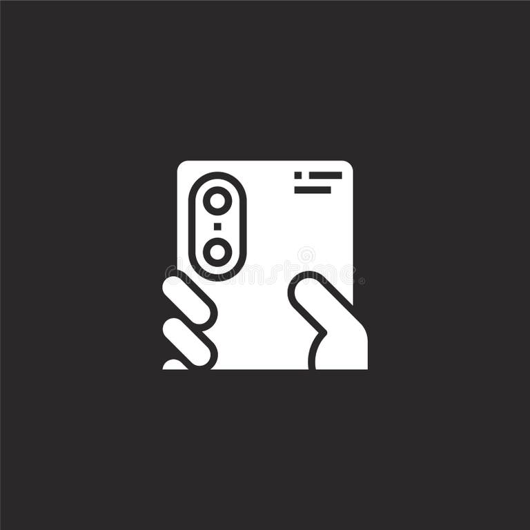 Dual Camera Icon. Filled Dual Camera Icon for Website Design and Mobile ...