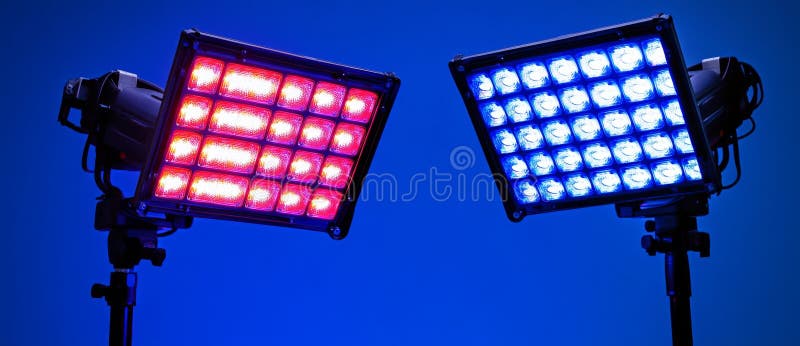 A Dual-color Backdrop and Lighting Equipment are Used in Photography ...