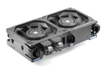 Dual Cooling Fan stock image. Image of peripheral, isolated - 11608933