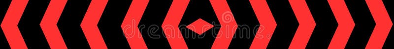 Dual Direction Side Arrow Warning Hazard Tape Stock Illustration ...