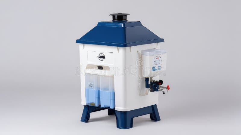 Dual Dispenser Soap Station Stock Illustration - Illustration of ...