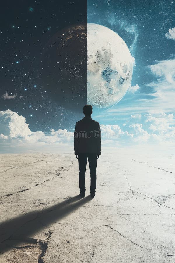 Dual Existence: an Artistic Depiction of a Parallel Universe, Blending ...