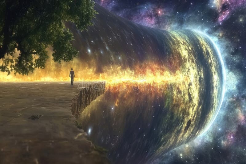 Dual Existence: an Artistic Depiction of a Parallel Universe, Blending ...