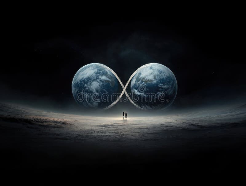 Dual Existence: an Artistic Depiction of a Parallel Universe, Blending ...