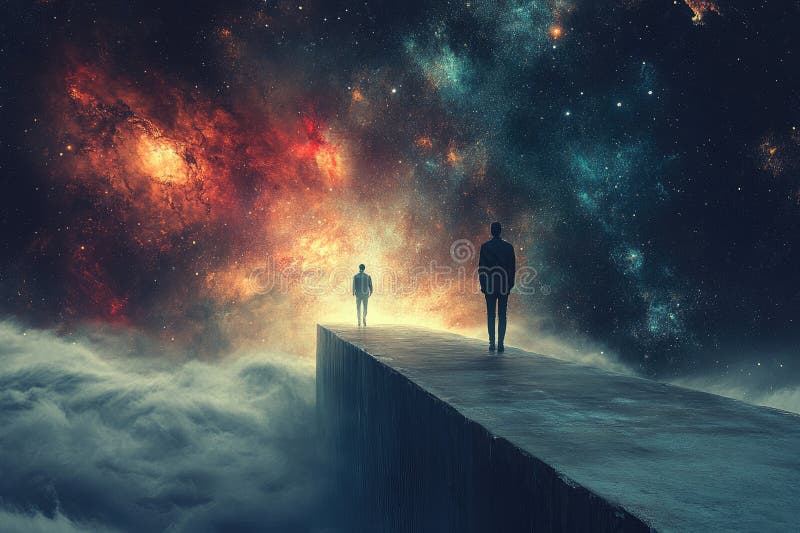 Dual Existence: an Artistic Depiction of a Parallel Universe, Blending ...