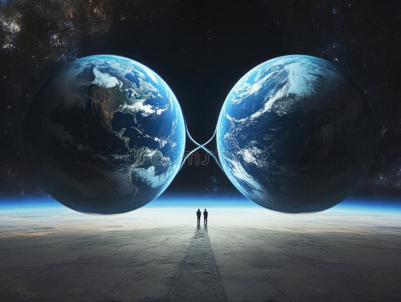 Dual Existence: an Artistic Depiction of a Parallel Universe, Blending ...