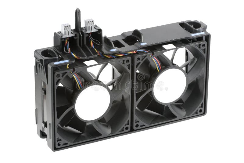 Dual-Fan Cooling Bracket stock image. Image of dual, cooler - 12883761