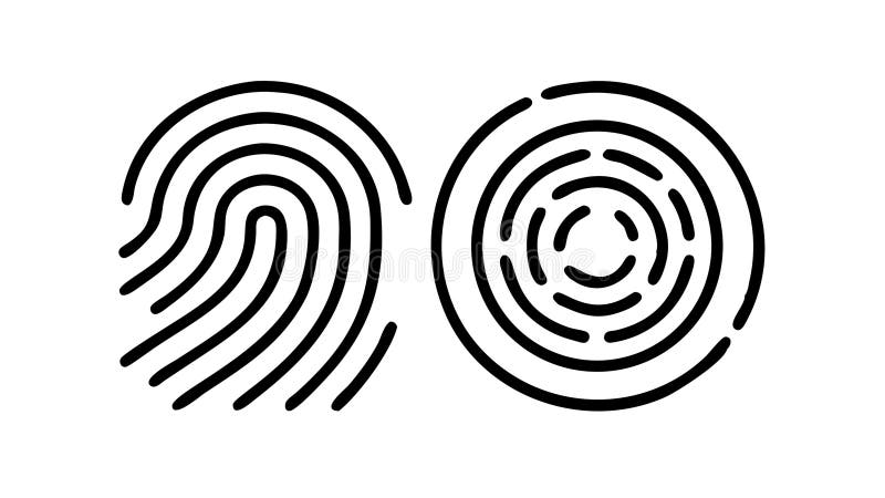 Dual Fingerprints, Symbolizing Biometric Security and Identity ...