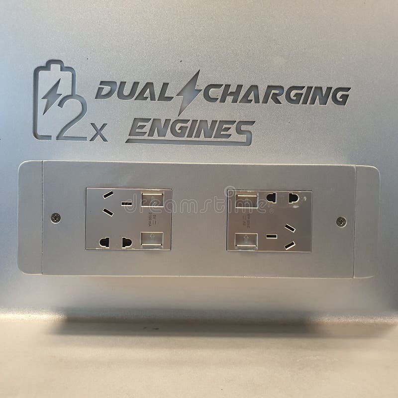 Dual Flash Charging Engines Stock Photo - Image of charging, engines ...