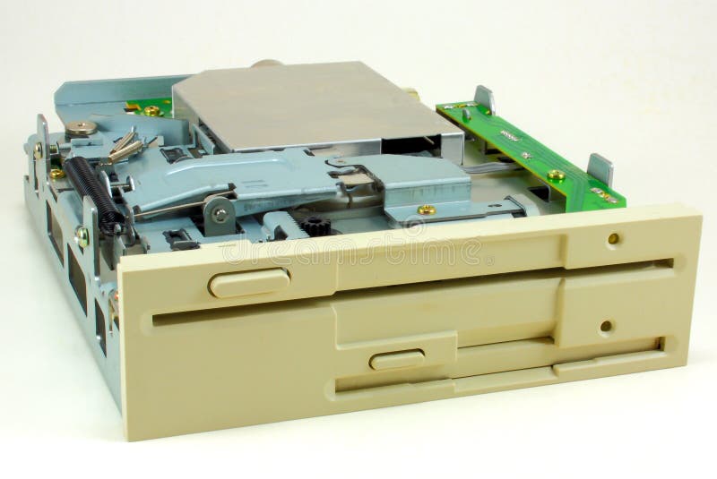 Dual floppy drive stock image. Image of computer, store - 20693289