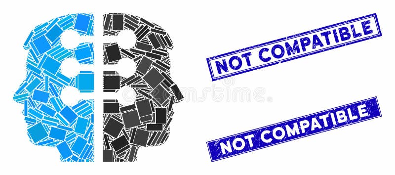 Not Compatible Stock Illustrations – 60 Not Compatible Stock ...