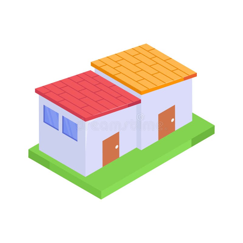 A Dual Housing Unit Representing Shared Residential Property Stock ...