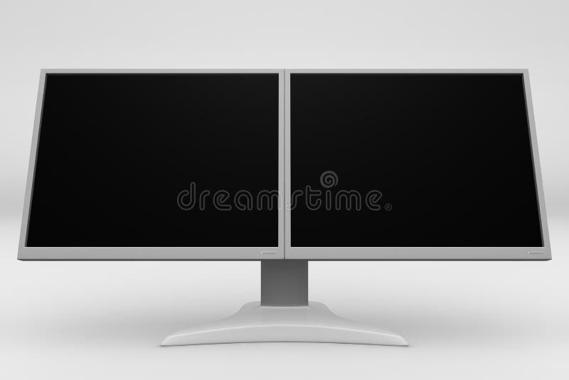 Dual Monitor Stock Illustrations – 3,002 Dual Monitor Stock ...