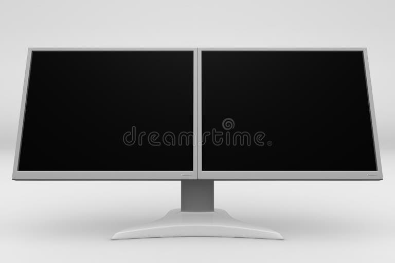 Dual Monitor Stock Illustrations – 3,002 Dual Monitor Stock ...