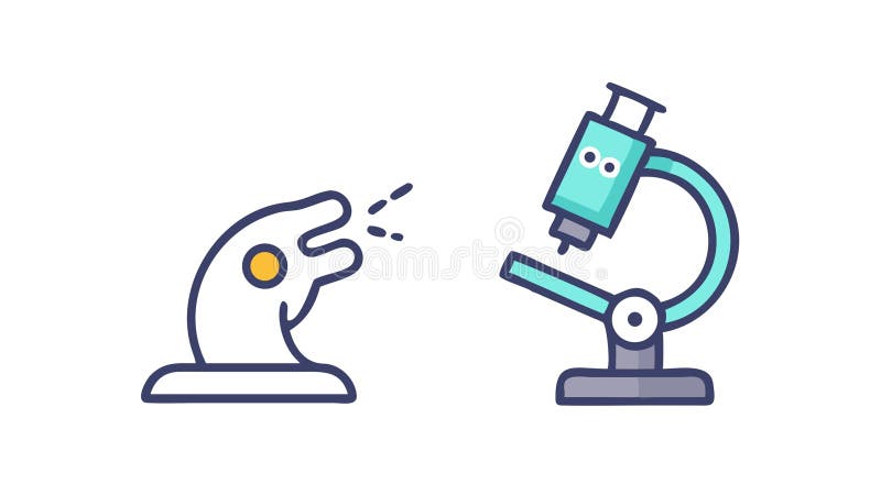 Dual Microscope Research: Comparative Scientific Study, Vector Design ...