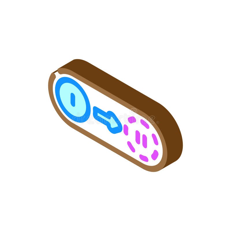 Dual Mode Isometric Icon Vector Illustration Stock Vector ...