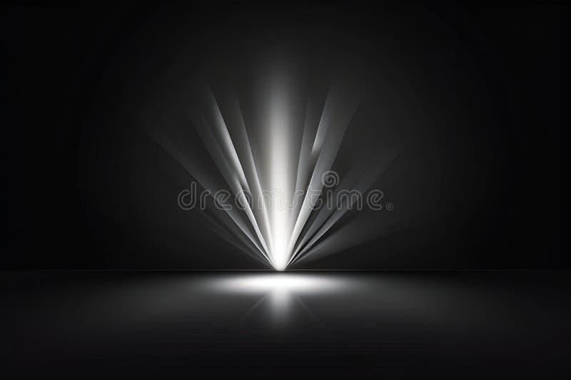 “Dual Spotlight Focus” stock illustration. Illustration of shadow ...