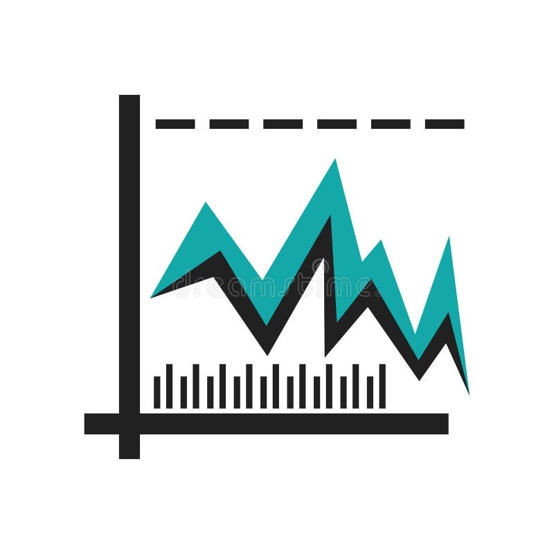 Dual Stream Chart Icon in Filled, Thin Line, Outline and Stroke Style ...