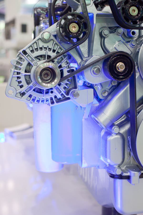 Dual-use petrol car engine stock image. Image of iron - 26339213