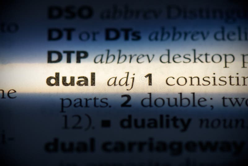 Dual stock image. Image of dictionary, highlighted, word - 161578607