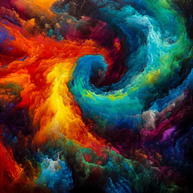 Duality of Evolving Colors stock illustration. Illustration of ... Duality of Evolving Colors stock illustration. Illustration of ...