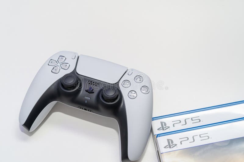 DualSense Controller for PlayStation 5 Editorial Stock Photo - Image of ...