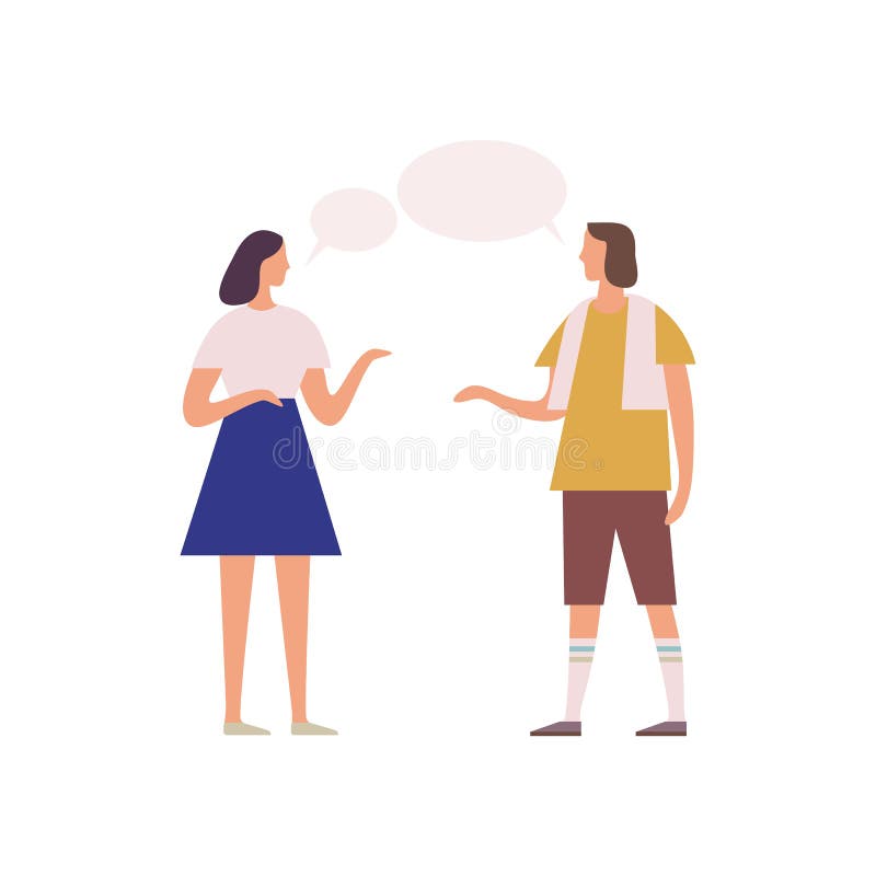 Amiga De Desenho Animado Conversando Com Ilustração Plana Vetor De ... Amiga De Desenho Animado Conversando Com Ilustração Plana Vetor De ...