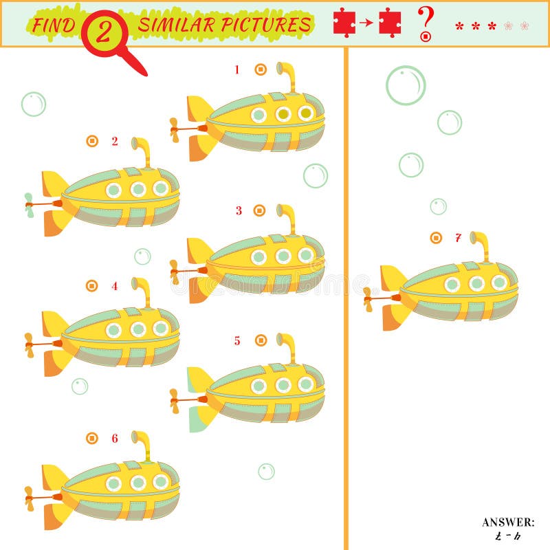 Duas imagens idênticas ilustração do vetor. Ilustração de vetor - 58212883