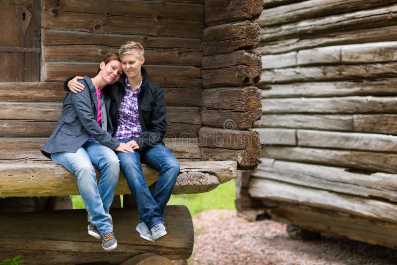 Duas lésbica imagem de stock. Imagem de atrativo, amor - 25897399