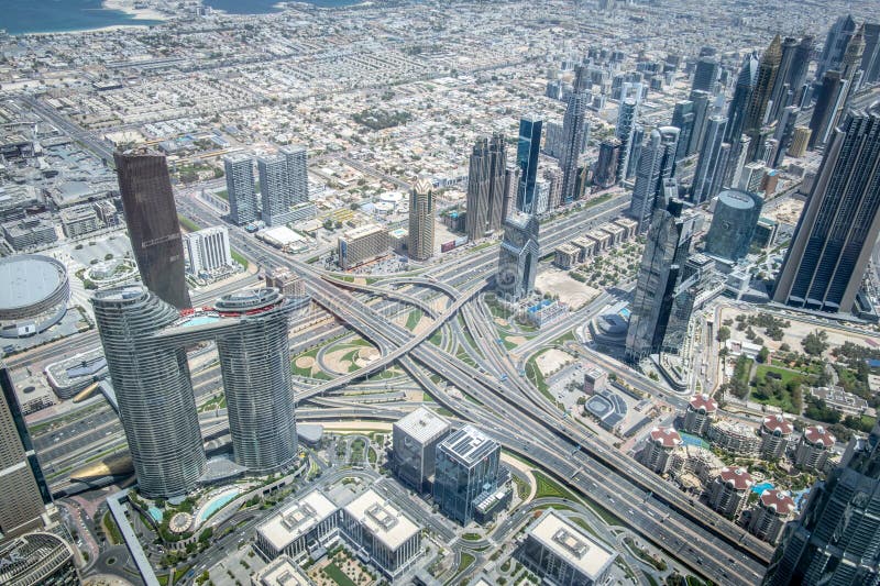 Dubai from Above - Aken from the 154th Floor of the Burj Khalifa ...
