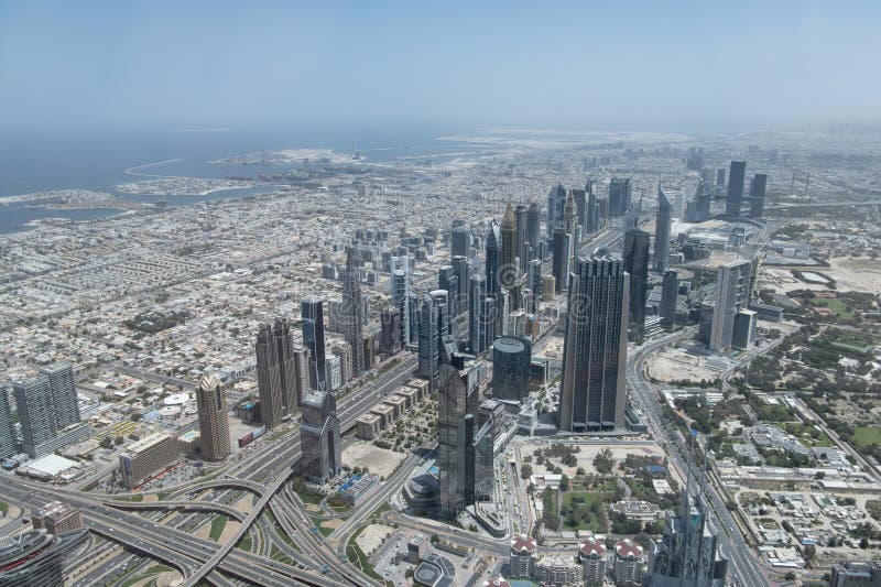 Dubai from Above - Taken from the 154th Floor of the Burj Khalifa ...