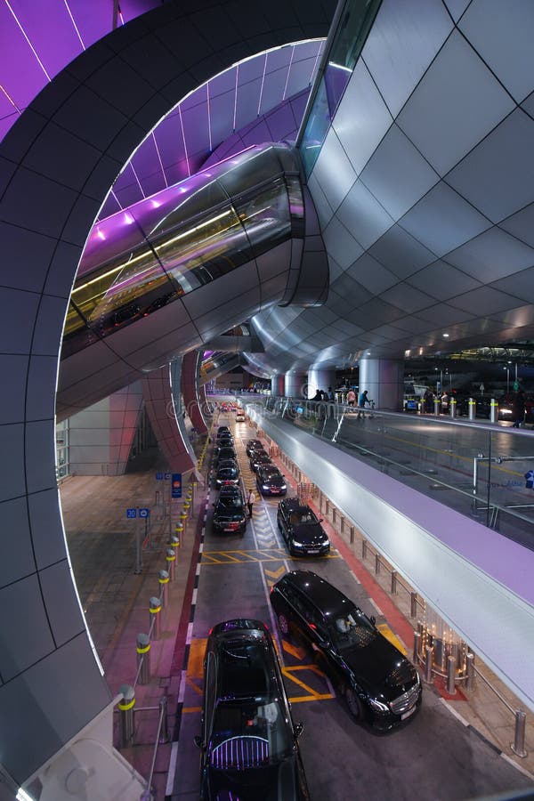 Dubai Airport Exit from Terminal Editorial Image - Image of ...