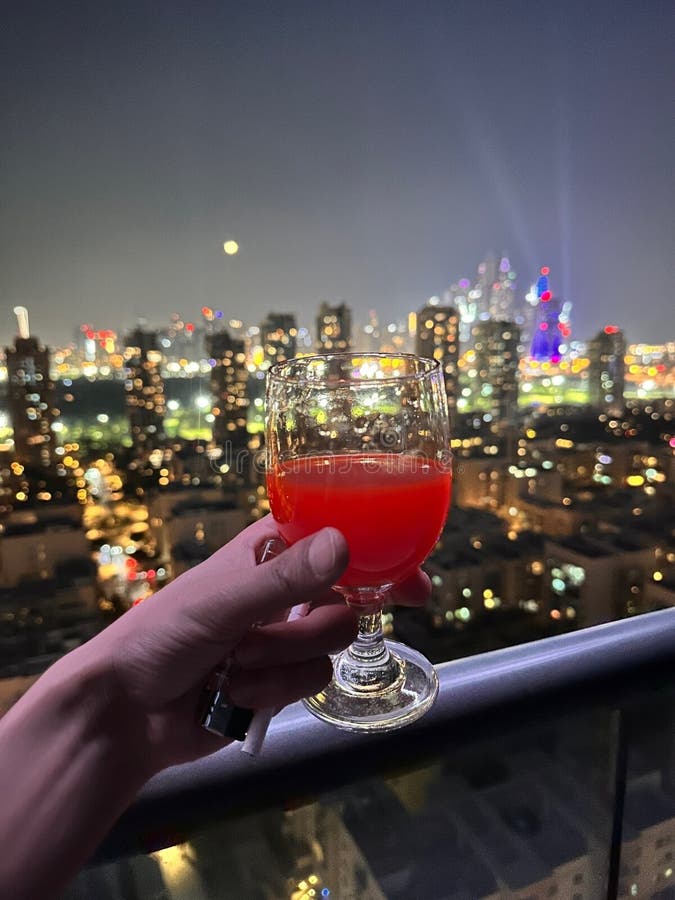 From Dubai Al Manara Tower Beautiful View Stock Photo - Image of tower ...