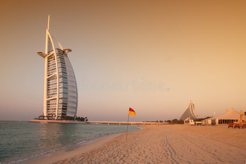 Dubai beach, UAE stock photo. Image of exclusive, beach - 13907902