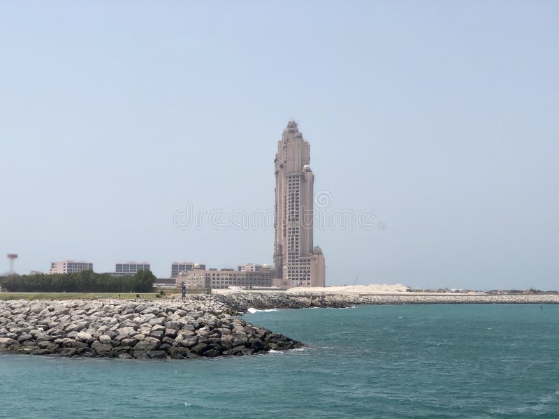 Dubai building on Sea stock photo. Image of beautiful - 192324018