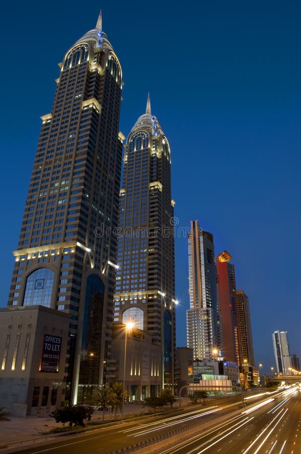 Dubai Buildings editorial photography. Image of arabia - 17621842