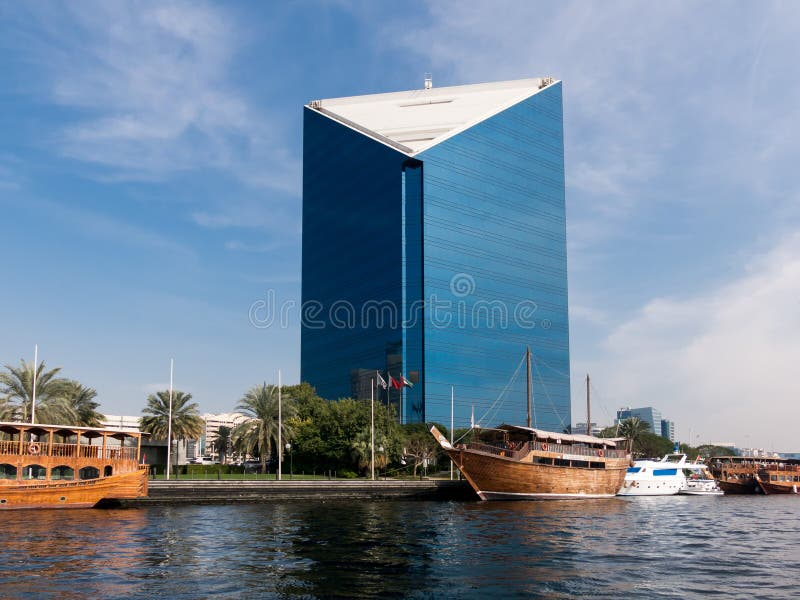 Dubai Chamber of Commerce, DCCI, the Creek in Dubai Editorial Stock ...