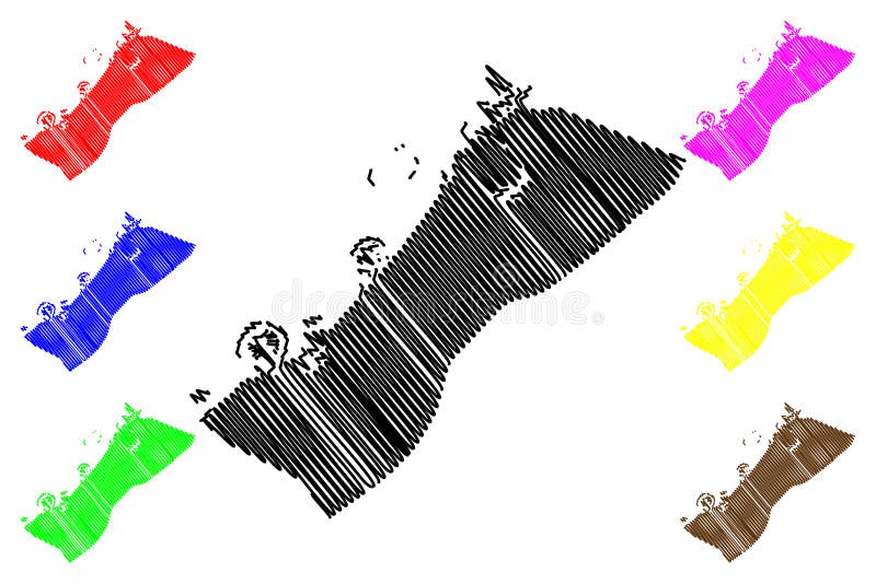 Dubai City United Arab Emirates, UAE, Emirate of Dubai Map Vector ...