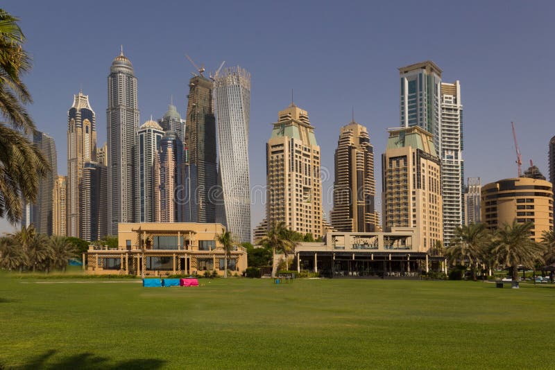 Dubai cityscape stock photo. Image of built, stores, business - 60863760