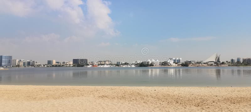 Dubai Creeck Park Back Side View 2 Stock Image - Image of creeck, view ...