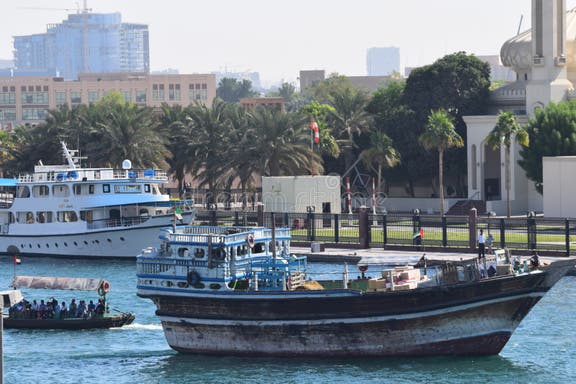 Dubai creek harbour deira stock photo. Image of port - 220041450