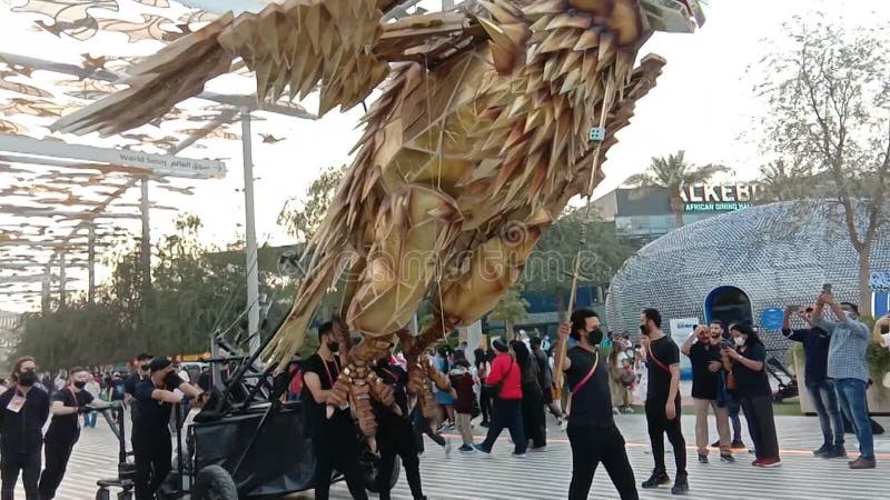 Expo 2020 entrance gate stock video. Video of destination - 238894947