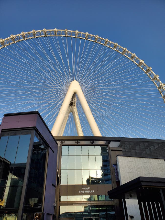 Dubai eye, Ain Dubai editorial stock image. Image of park - 242309504
