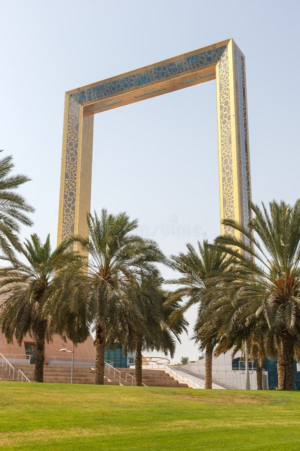 Dubai the Frame Architecture in United Arab Emirates Portrait Format ...
