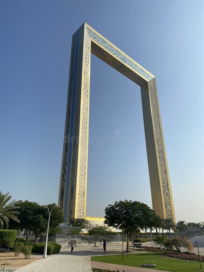 Dubai Frame, One of the Most Attraction Editorial Image - Image of ...
