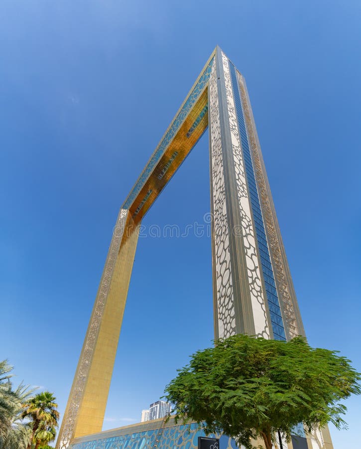 Dubai Frame editorial photo. Image of united, landmark - 309087211