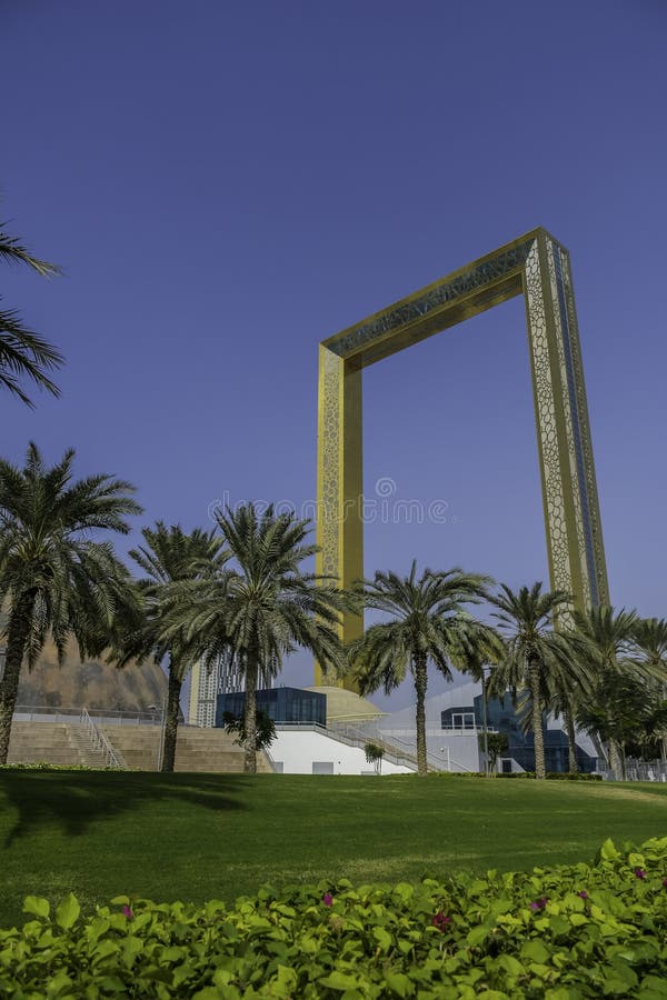 Dubai Frame a Top Attraction in United Arab Emirates Stock Image ...