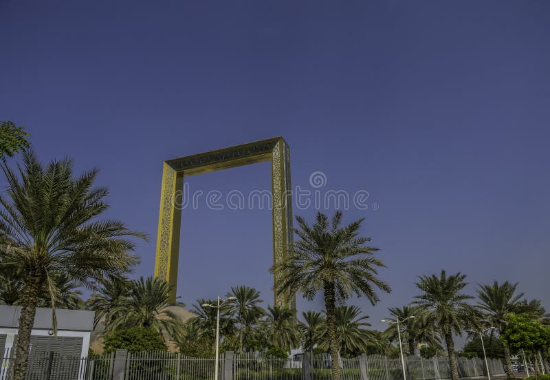 Dubai Frame a Top Attraction in United Arab Emirates Editorial Stock ...