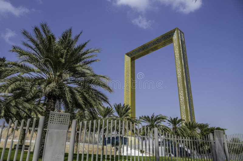 Dubai Frame a Top Attraction in United Arab Emirates Stock Photo ...