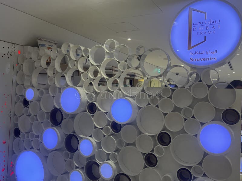 Dubai Frame in Dubai, UAE editorial image. Image of famous - 279078880